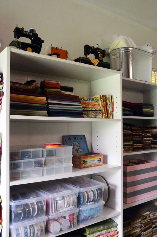 My new sewing studio revealed - Orange Bettie