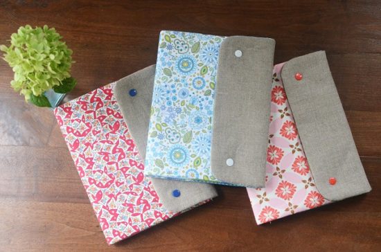 Snappy Composition Book Cover - Fabric Covered Notebook Tutorial ...