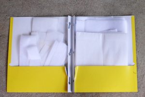How I organized my interfacing - for less than $5! - Orange Bettie