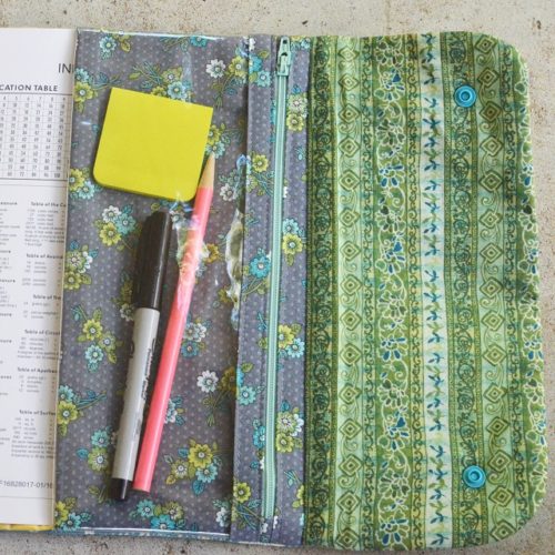 Clear Vinyl Zip Pocket for the Snappy Composition Book - TUTORIAL ...