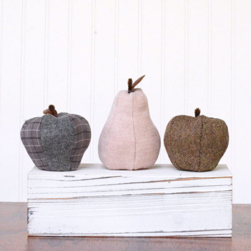 Farmhouse Fabric Fruit – Apple and Pear - Free Sewing Patterns - Orange ...