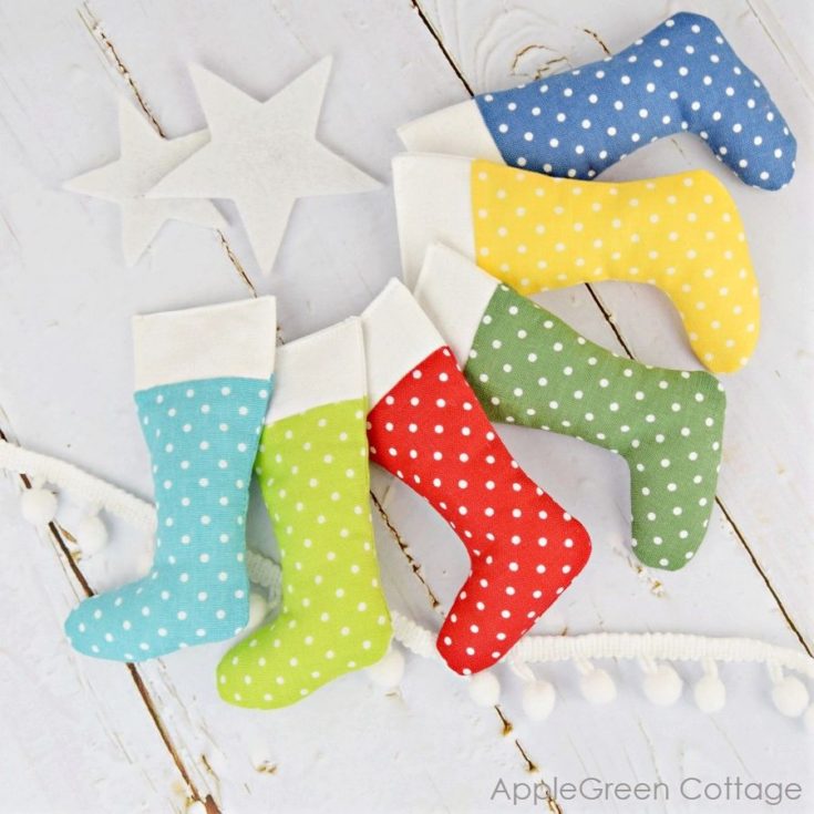 Festive and Fun Christmas Stockings to Sew - Orange Bettie